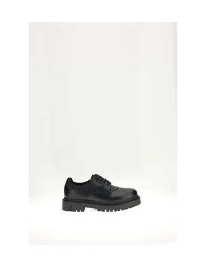 Dior Lace Up Oblique Shoes - Black