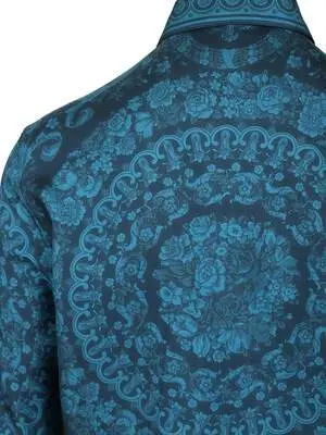 Versace Baroque Print Shirt - Blue