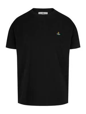 VIVIENNE WESTWOOD Orb Logo T-shirt - Black