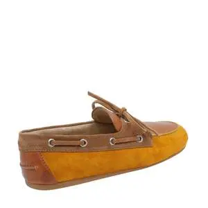 Miu Miu Suede Wrapped Loafing Moccasins - Brown