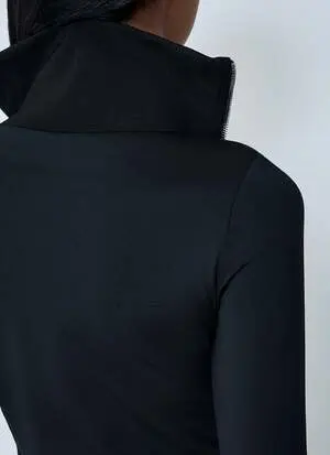 Balenciaga Bra Cup Zip-up Jacket With Ruched Front