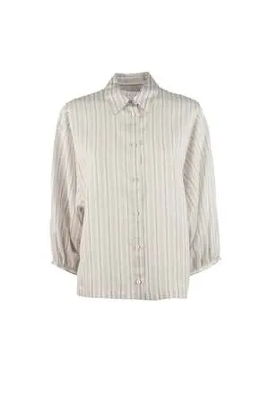 Peserico Striped Button-up Shirt