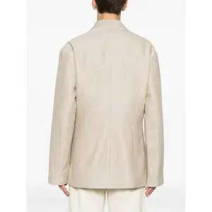 Jacquemus Beige Textured Wrap Jacket