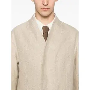 Jacquemus Beige Textured Wrap Jacket