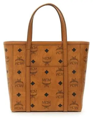 Mcm Monogrammed Tote Bag - Multicolor