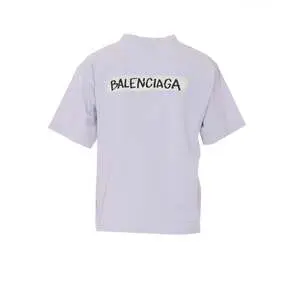 Balenciaga Masking Tape Medium Fit T-shirt - Gray