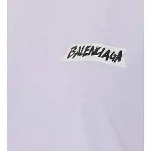 Balenciaga Masking Tape Medium Fit T-shirt - Gray