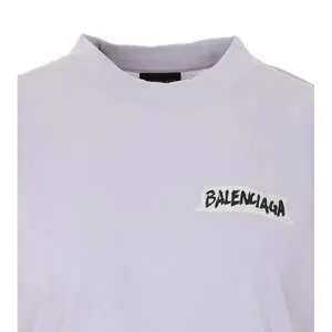Balenciaga Masking Tape Medium Fit T-shirt - Gray
