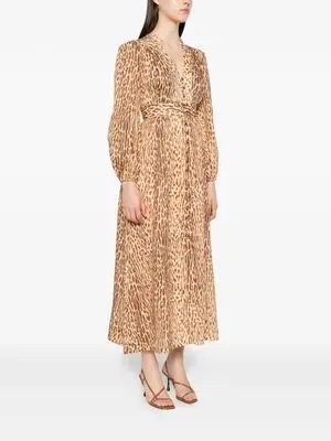 Zimmermann Cascadian Plunge Midi Dress