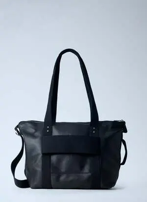 Rick Owens Textured Leather Tote Bag