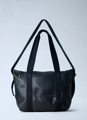 Rick Owens Textured Leather Tote Bag