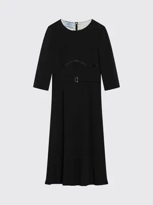 Prada Belted Dress - Black