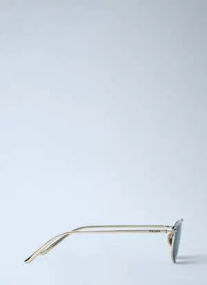 Prada Square Frame Sunglasses - Gold