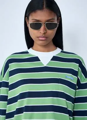Prada Square Frame Sunglasses - Gold