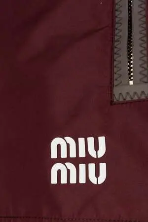 Miu Miu Elasticated Waist Shorts With Drawstring