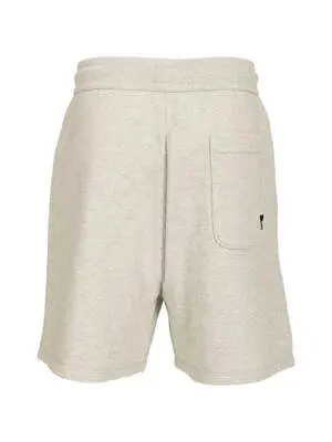 Ami Cotton Fleece De Coeur Shorts