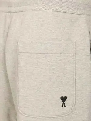 Ami Cotton Fleece De Coeur Shorts