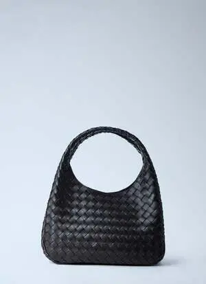 Bottega Veneta Intrecciato Leather Hobo Bag - Brown