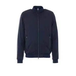 Herno Zip-up Turtleneck Jacket - Blue