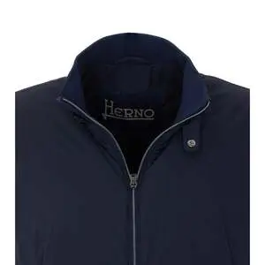 Herno Zip-up Turtleneck Jacket - Blue