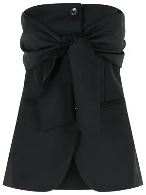 Max Mara Virgin Wool Bustier Top