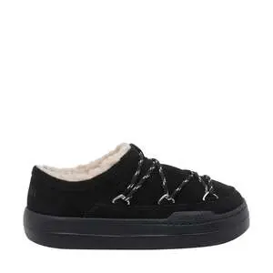 Moon Boot MOON BOOT Suede Slip-On Slippers Black