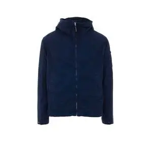 C.P. COMPANY Hooded Micro-reps Jacket - Blue