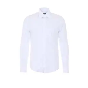 Burberry Shirt With Check Detail - White