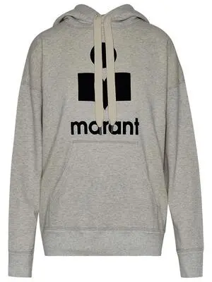 Isabel Marant Étoile ISABEL MARANT ETOILE Mansel Cotton Blend Sweatshirt Gray
