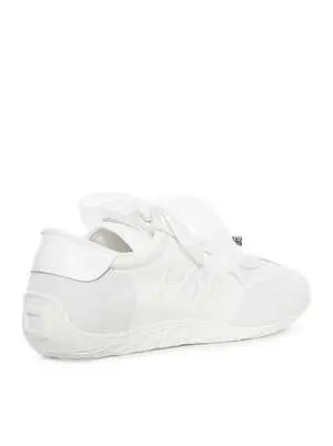 ROGER VIVIER Viv Low Suede Sneakers With Buckle Detail