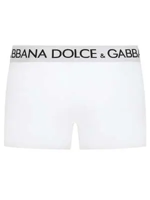 Dolce & Gabbana Regular Fit Boxer Shorts - White