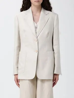 Max Mara Tailored Jacket With Embellished Sleeves