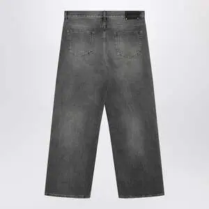 GOLDEN GOOSE Wide Leg Washed Denim Jeans