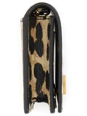 GANNI Bou Card Holder With Animal Motif - Multicolor