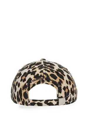GANNI Baseball Hat With Logo - Multicolor