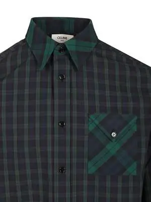 Celine Checked Cotton Shirt