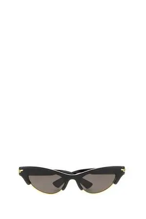 Bottega Veneta Acetate Angle Sunglasses - Black