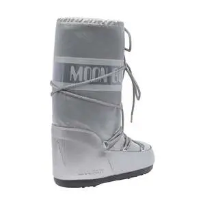 Moon Boot Icon Glance Knee-high Lace-up Boots - Silver