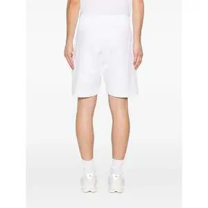 Moschino Cotton Blend Logo Print Cargo Shorts
