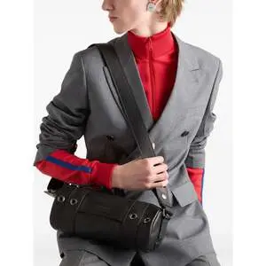 Prada Calf Leather Cylindrical Shoulder Bag