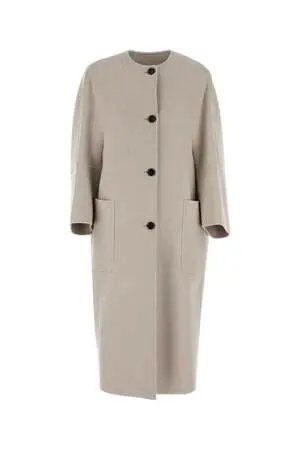Max Mara Sand Cashmere Coat - Brown