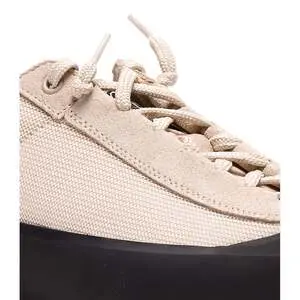 Stone Island Suede And Leather Sneakers Made In Italy