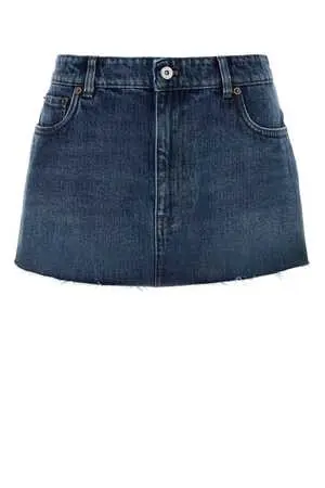Miu Miu Denim Mini Skirt