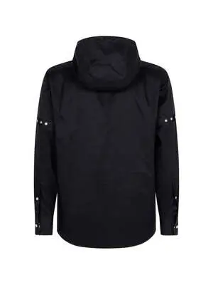 Thom Browne Nylon Hooded Shirt - Blue