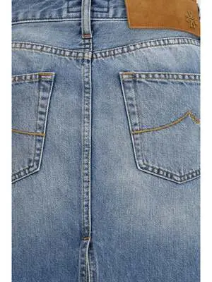 Jacob Cohen Denim Midi Skirt
