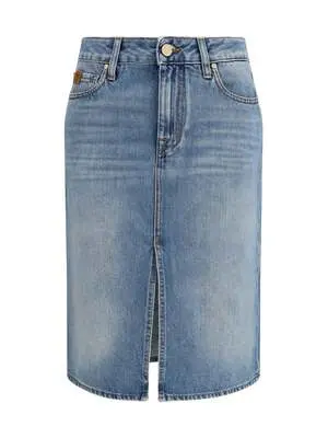 JACOB COHЁN Denim Midi Skirt