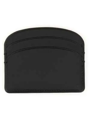 A.p.c. Demi Lune Card Holder - Black
