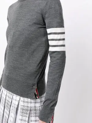 Thom Browne Relaxed Pullover In Merino Wool - Gray