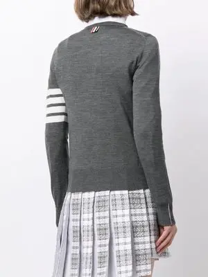 Thom Browne Relaxed Pullover In Merino Wool - Gray