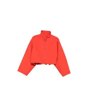 Alaïa Cropped Jacket With High Neck And Zip Fastening